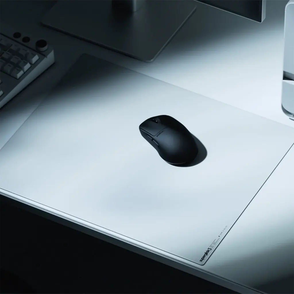 Pulsar Superglide Pad v3 L Glass Mouse Pad White Type-S | Game Store